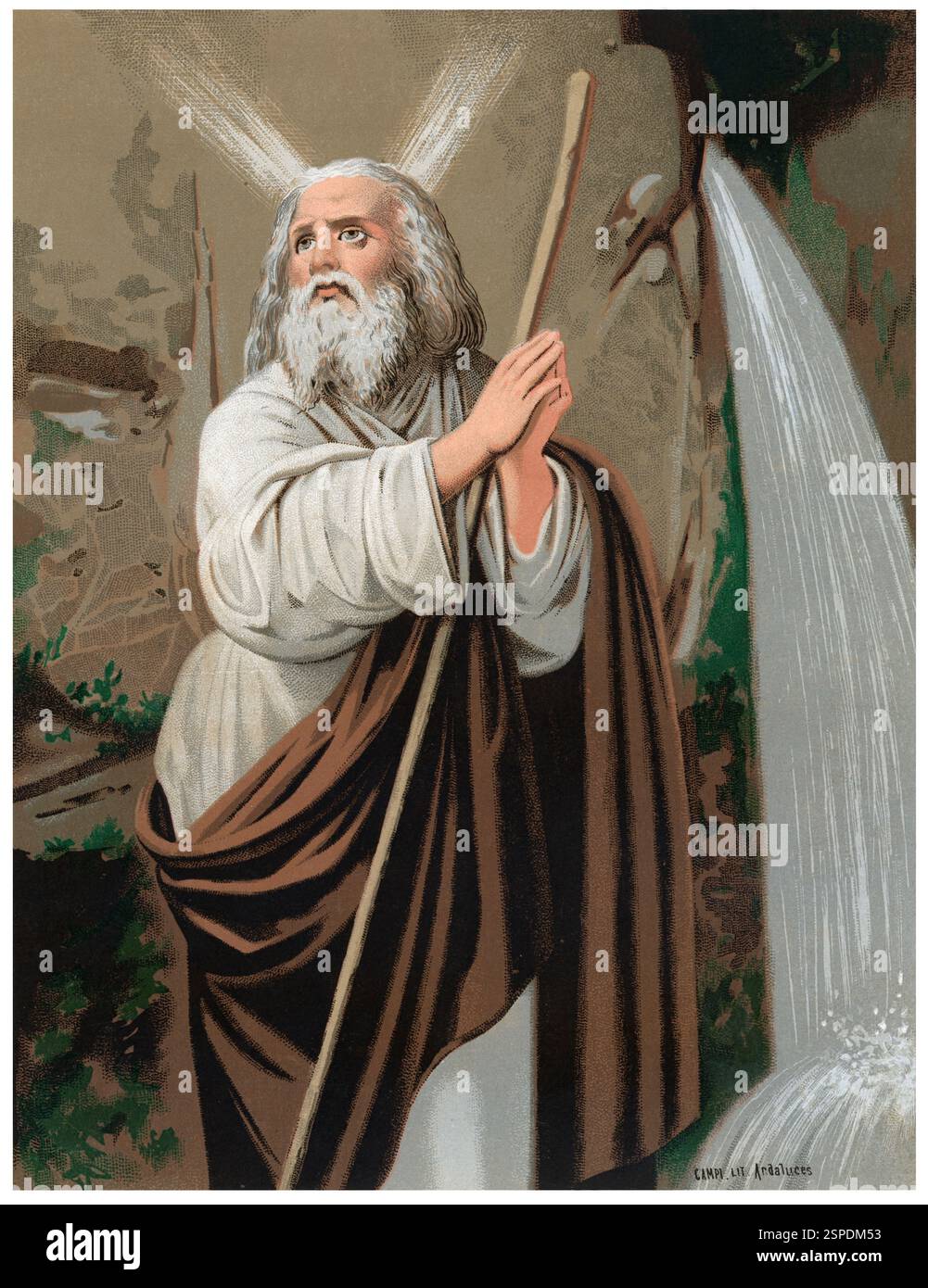 Antiguo Testamento. Moisés (s. XIV aC-s. XV aC), personaje bíblico que ...