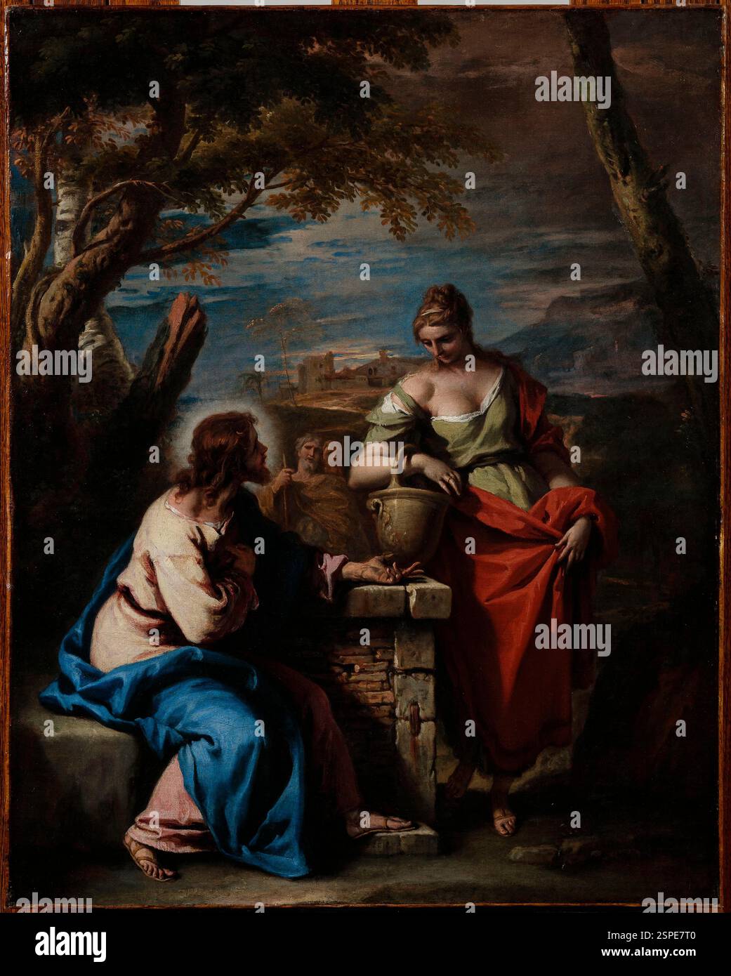 Christ and the Woman of Samaria Stock Photo - Alamy