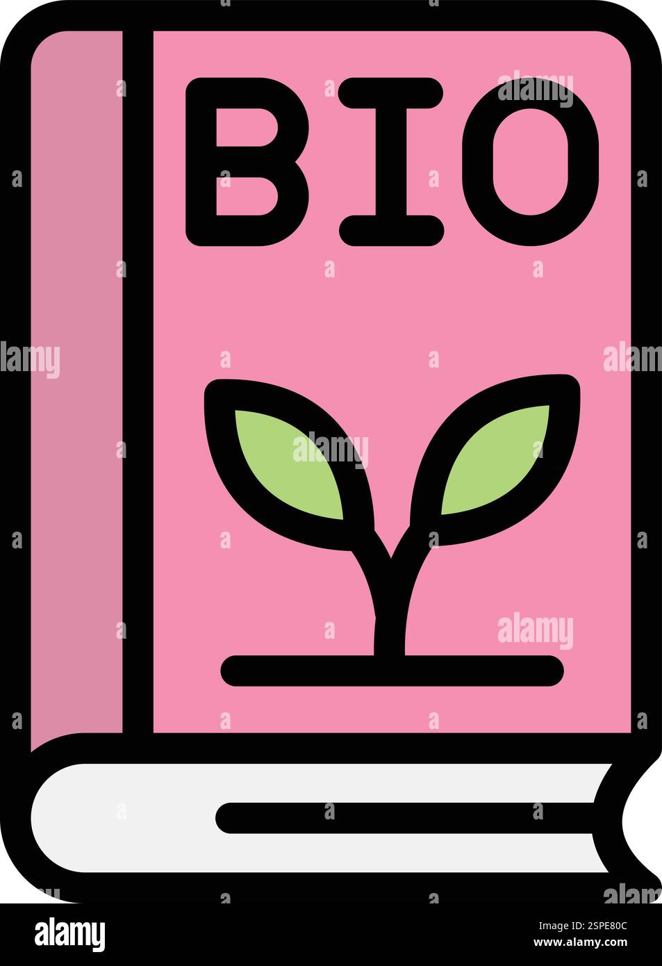 Bio book Vector Icon Design Illustration Stock Vector Image & Art - Alamy