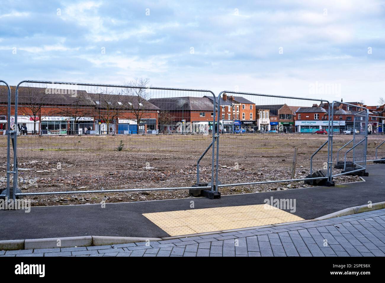 Demolished town centre of Crewe Cheshire UK Stock Photo - Alamy