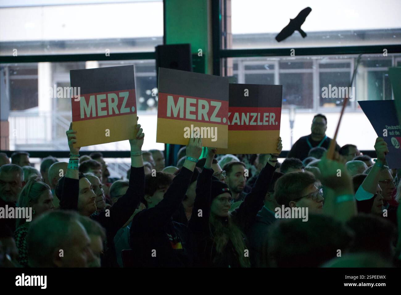 Stromberg, Germany. February 07, 2025. Friedrich Merz, chancellor ...