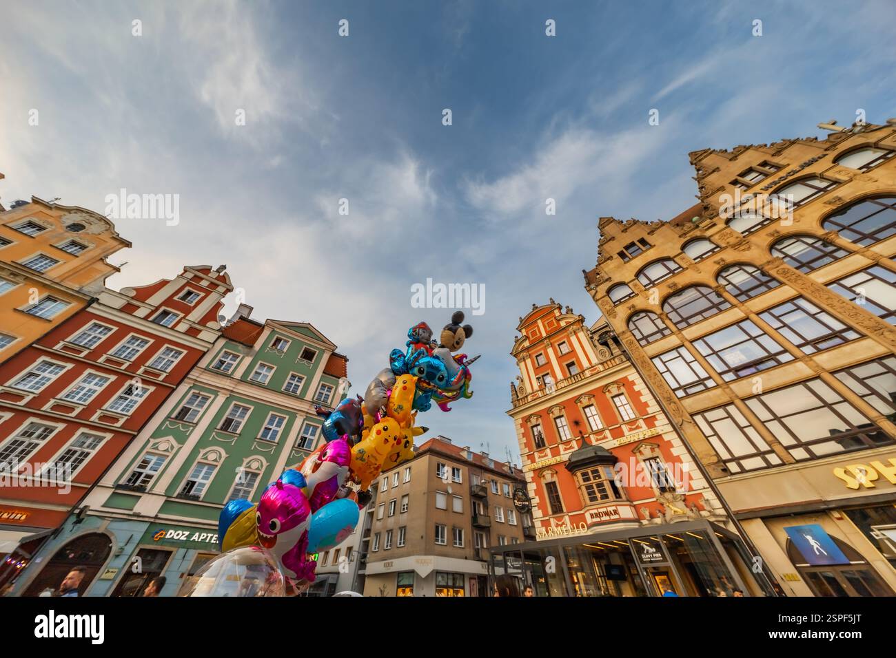 Wroclaw, Poland - July 31 2024: Colorful Cartoon Character Balloons ...
