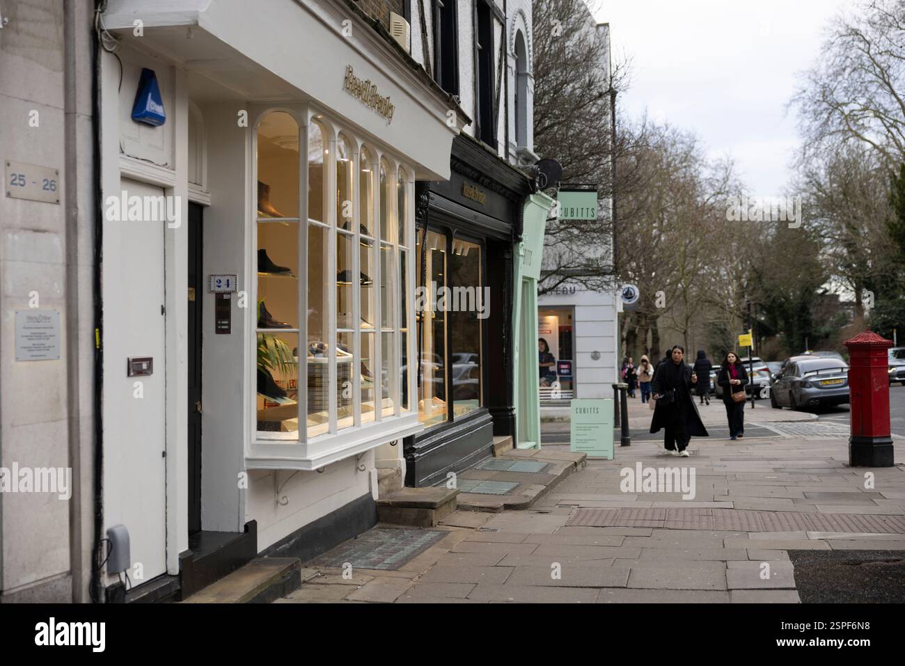 Retail shops on Hampstead High Street recently suffering from high ...