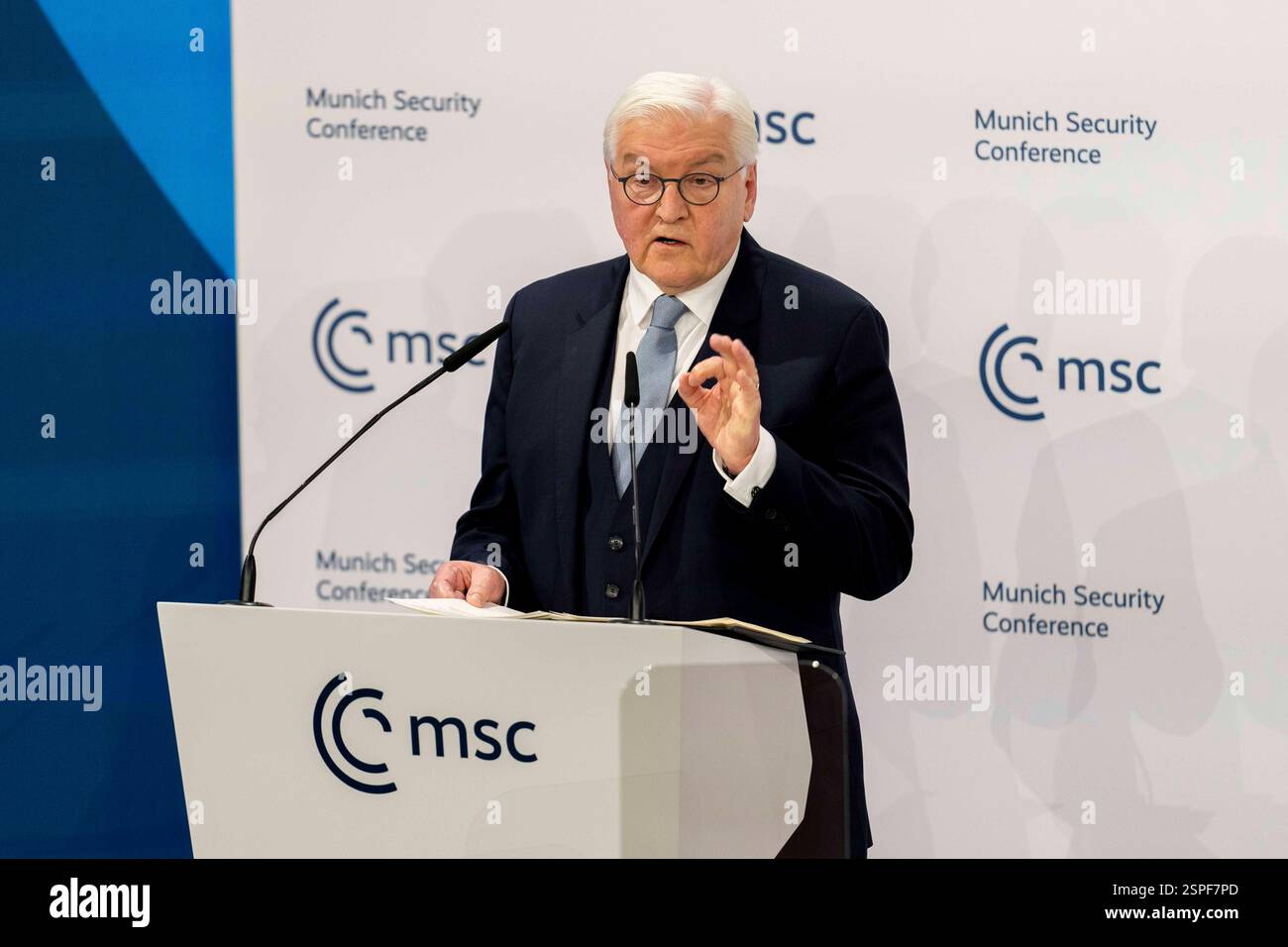 FRANK-WALTER STEINMEIER at the opening of the 61st Munich Security ...