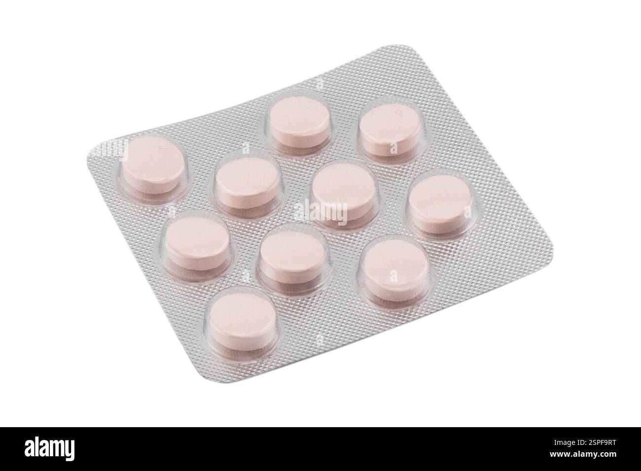Medicine tablets in foil Cut Out Stock Images & Pictures - Alamy