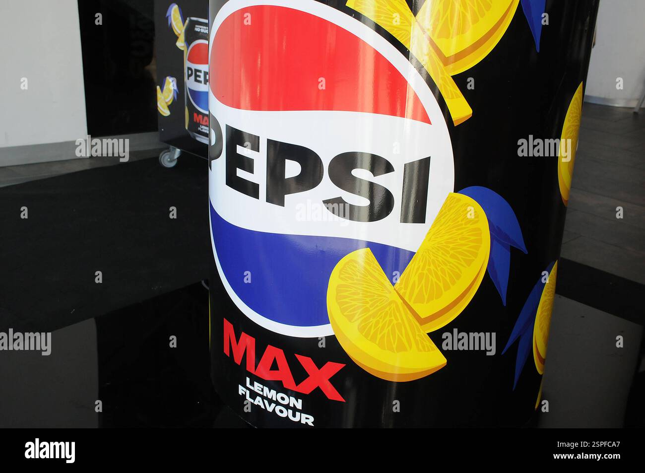 CopenhagenDenmark /14. february 2025 / pepsi max lemon flavour ...