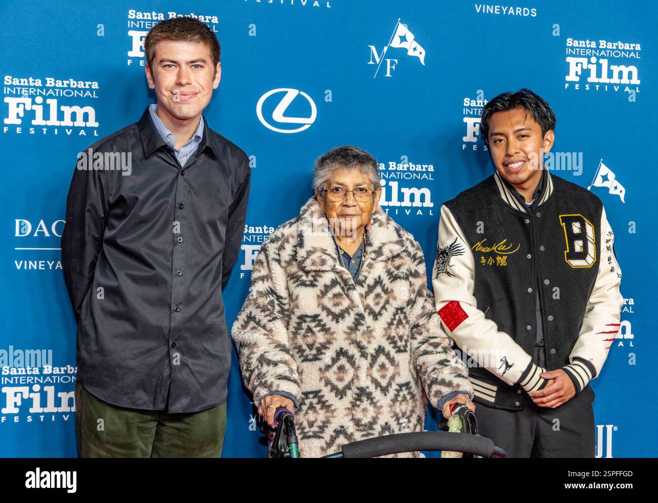 Red carpet arrivals:(l-r) Ryan Grant, Ernestine Yghacio- De Soto ...