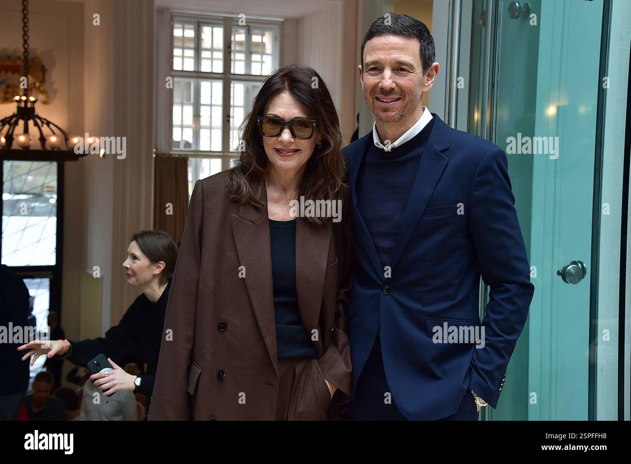 FFF Berlinale Empfang 2025 Berlin Iris Berben mit Sohn Oliver Berben ...