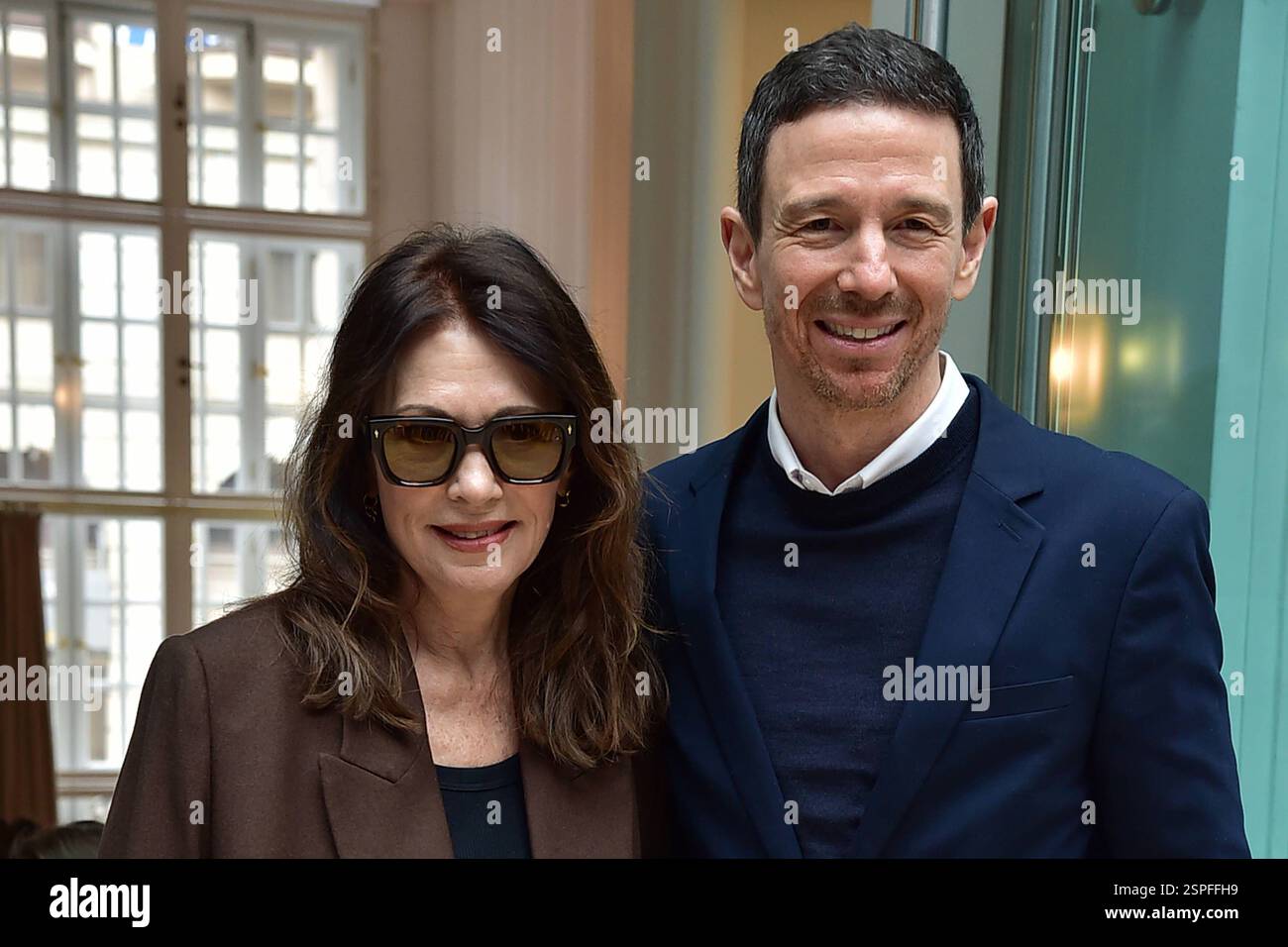 FFF Berlinale Empfang 2025 Berlin Iris Berben mit Sohn Oliver Berben ...