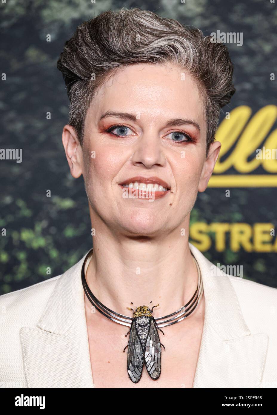 LOS ANGELES, CALIFORNIA, USA - FEBRUARY 13: Ameni Rozsa arrives at the ...