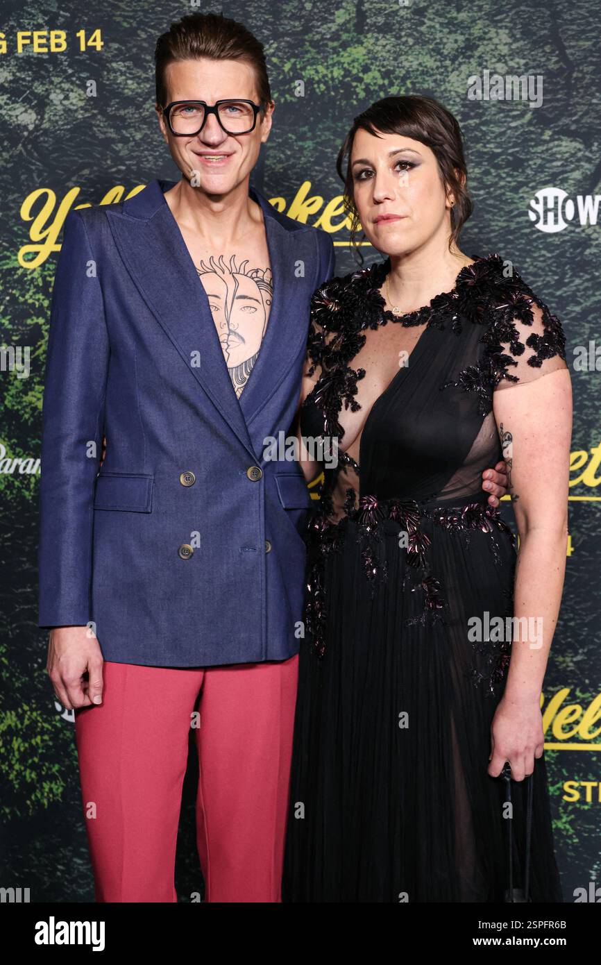 LOS ANGELES, CALIFORNIA, USA - FEBRUARY 13: Bart Nickerson and Ashley ...