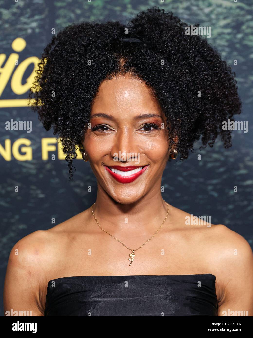 LOS ANGELES, CALIFORNIA, USA - FEBRUARY 13: Noree Victoria arrives at ...