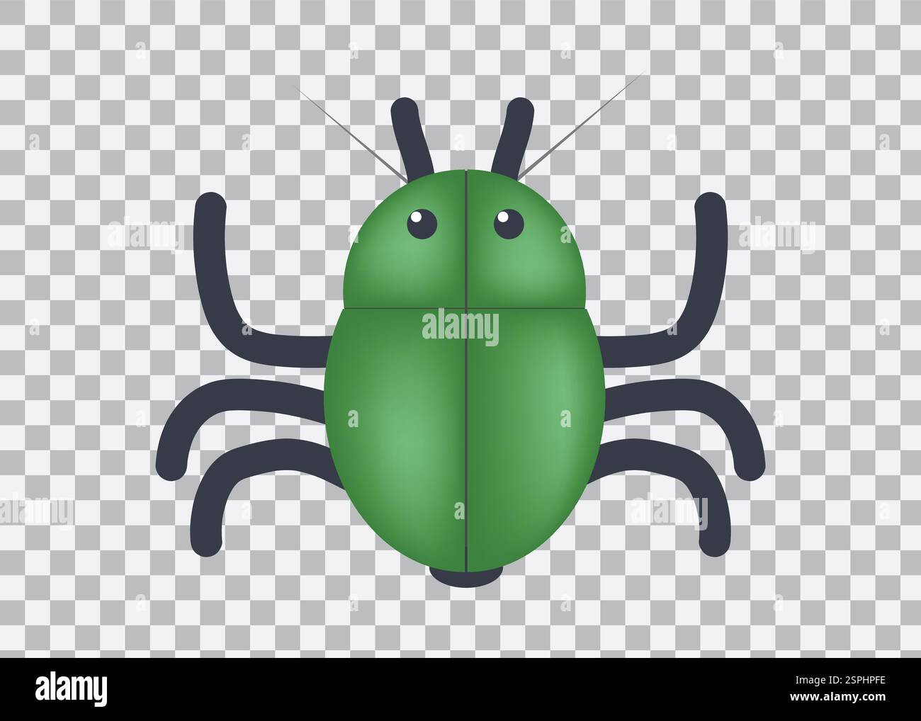 Realistic Bug Icon vector illustration Stock Vector Image & Art - Alamy