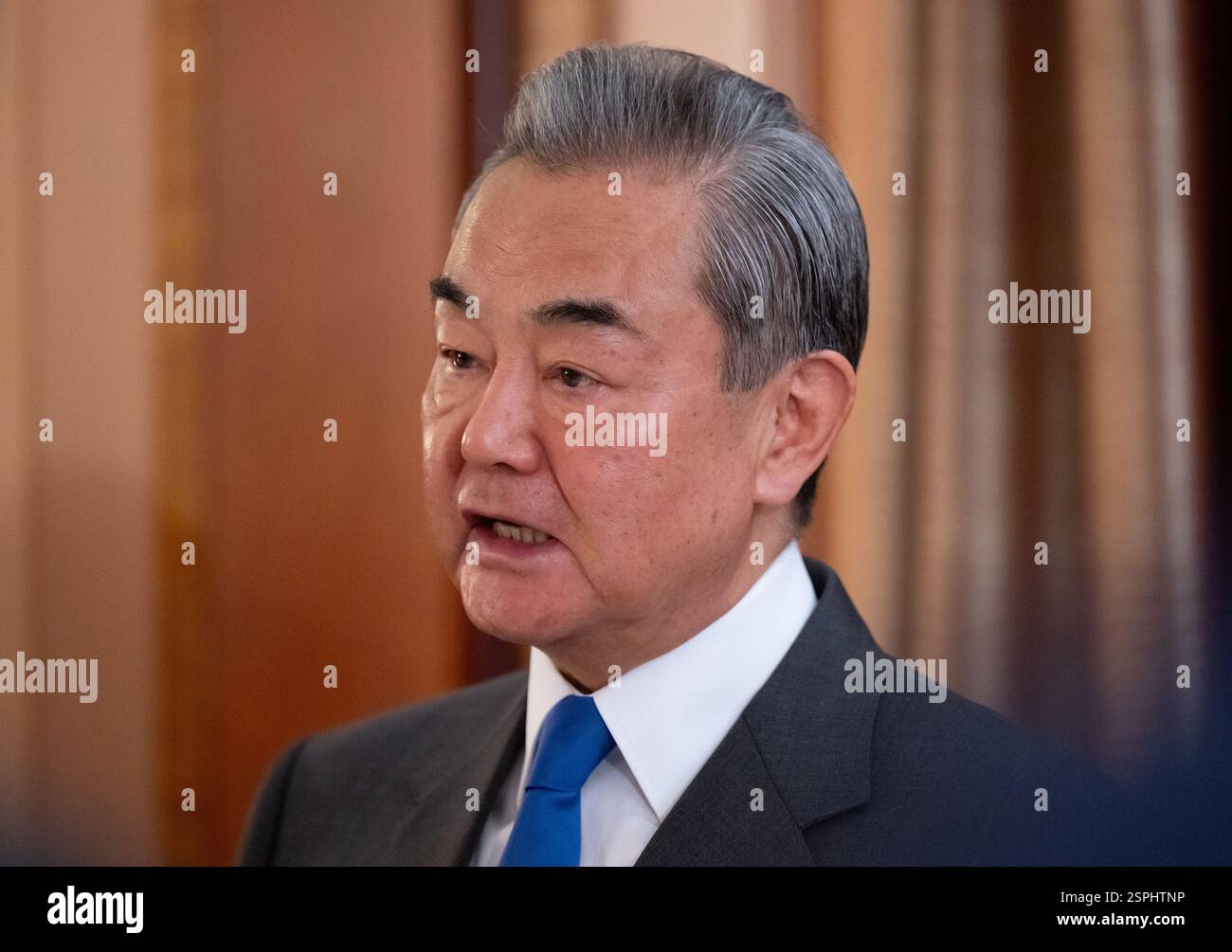 Munich, Germany. 14th Feb, 2025. Wang Yi, Foreign Minister of China ...