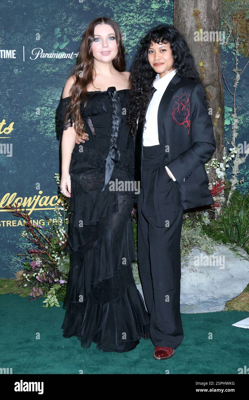 February 14, 2025, Los Angeles, Ca, USA: LOS ANGELES - FEB 13: Sammi Hanratty, Naha Jes Izman at ...