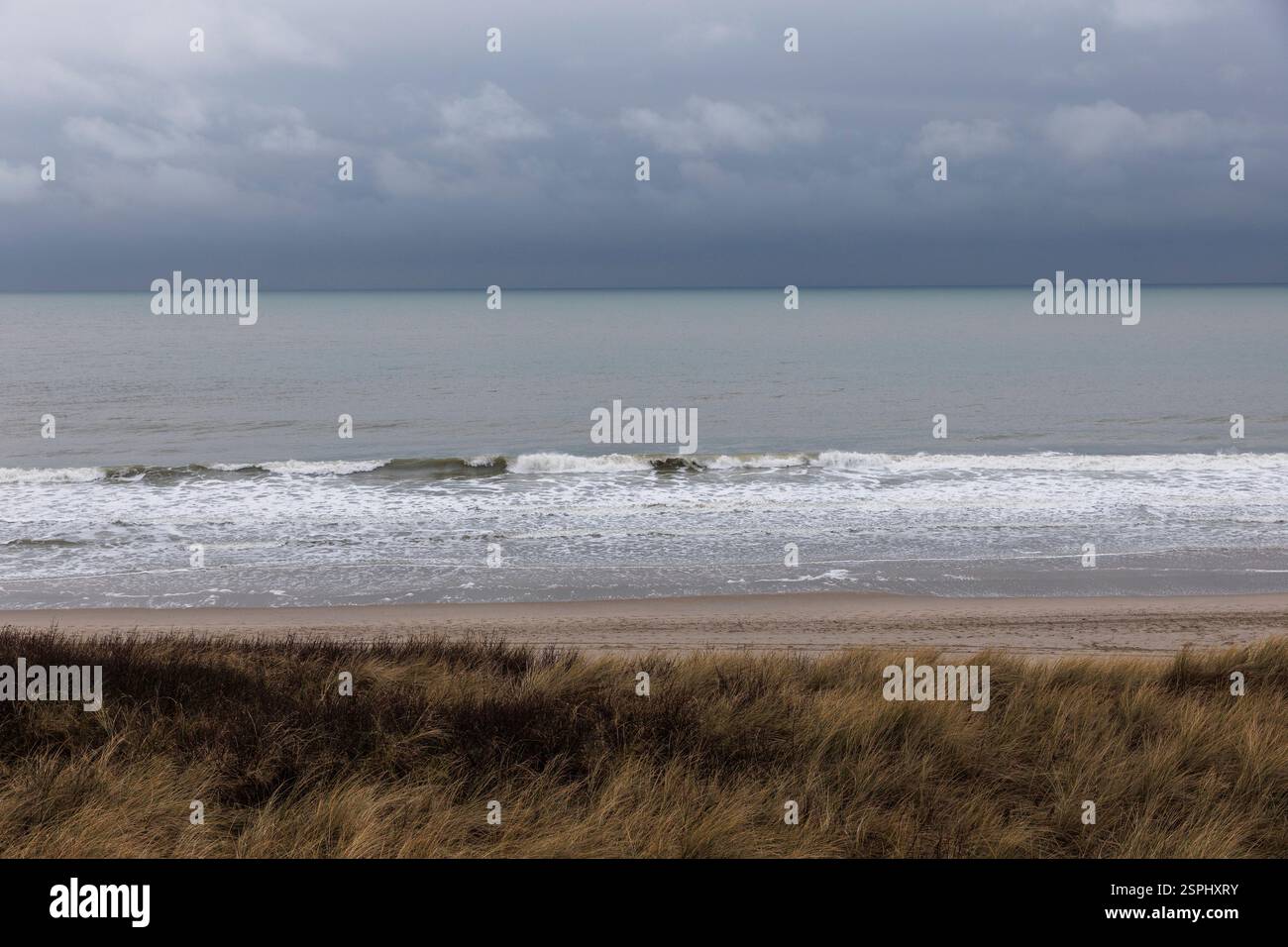 on the beach in Domburg on the peninsula Walcheren, Zeeland ...