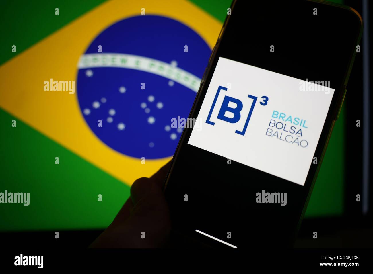 Roosendaal; The Netherlands - February 13; 2025: A mobile phone ...