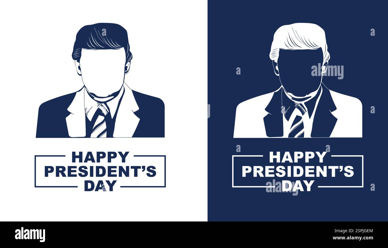 President's Day poster sticker with a bold, patriotic design. Perfect ...