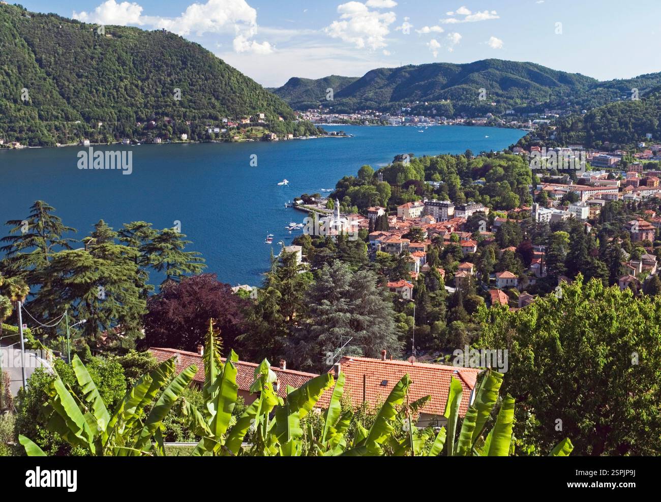 overview of Lake Como, Lombardy, Italy Stock Photo - Alamy