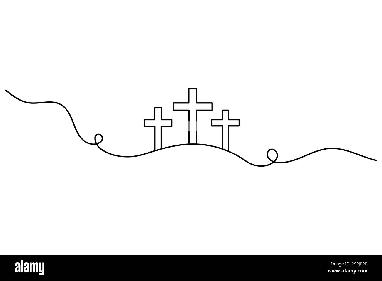 One line drawing jesus hi-res stock photography and images - Alamy