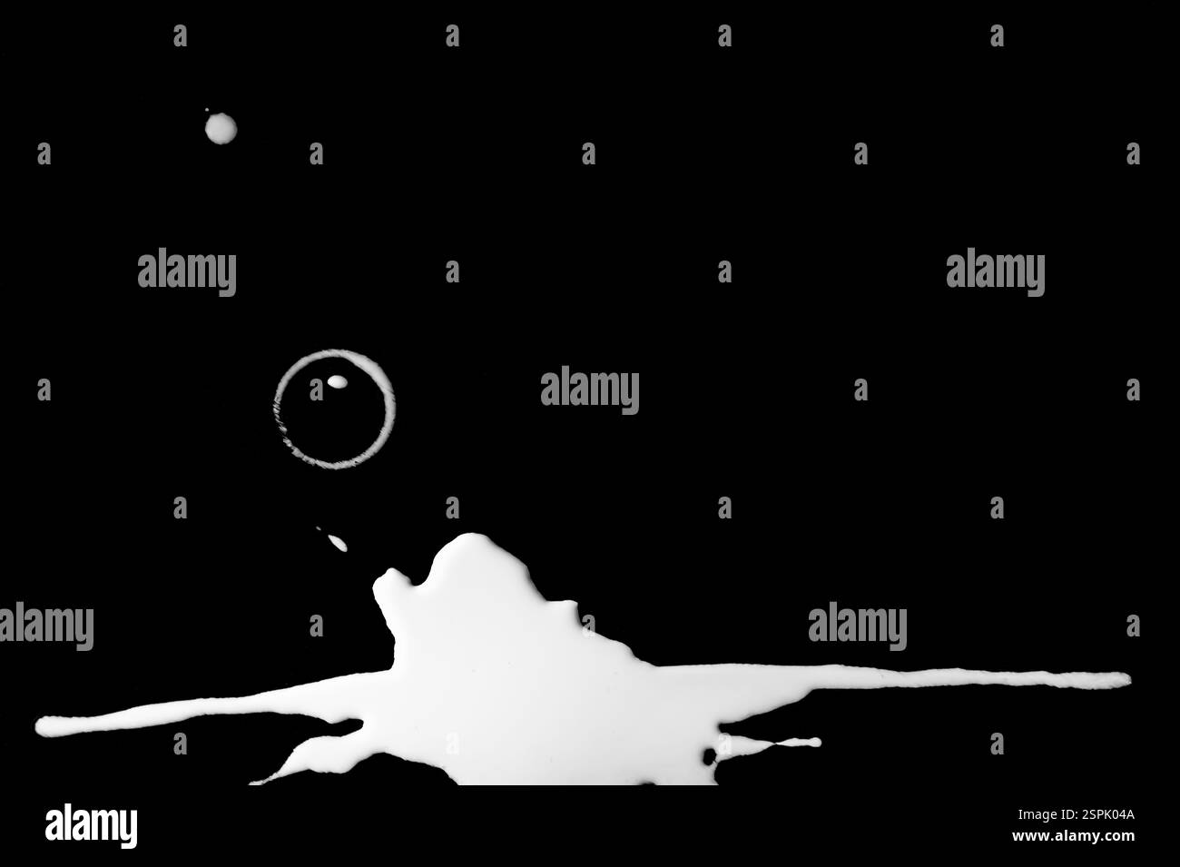 Yogurt mess Black and White Stock Photos & Images - Alamy