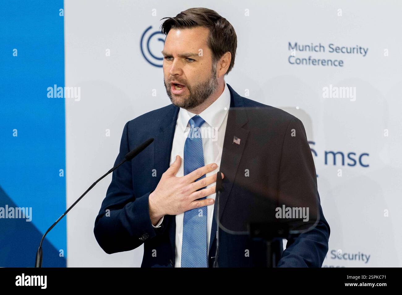 J.D. Vance, Vice President of the United States of America, at the 61st ...