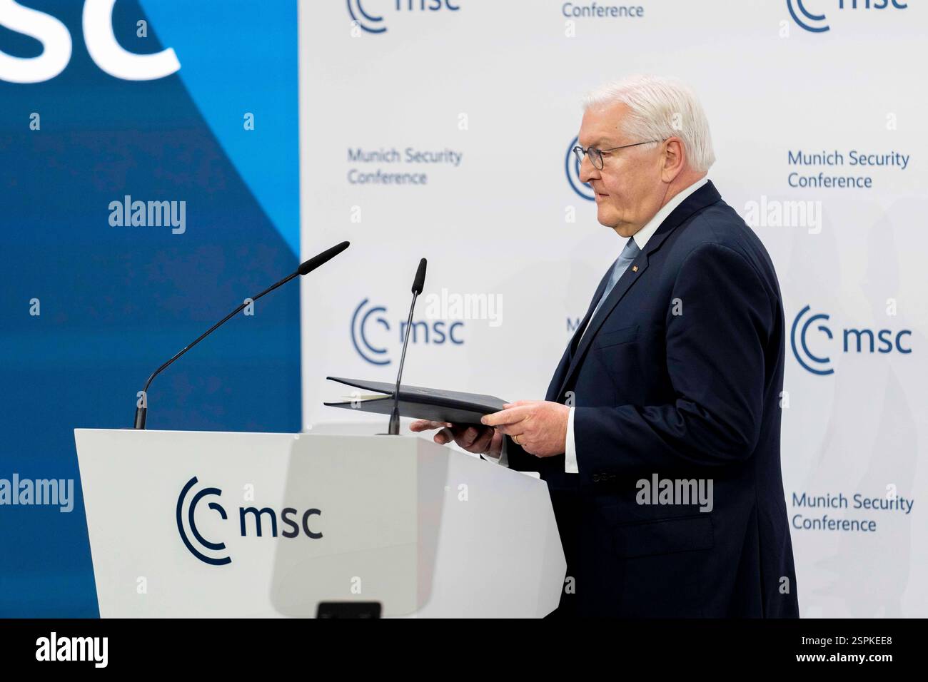 FRANK-WALTER STEINMEIER at the opening of the 61st Munich Security ...
