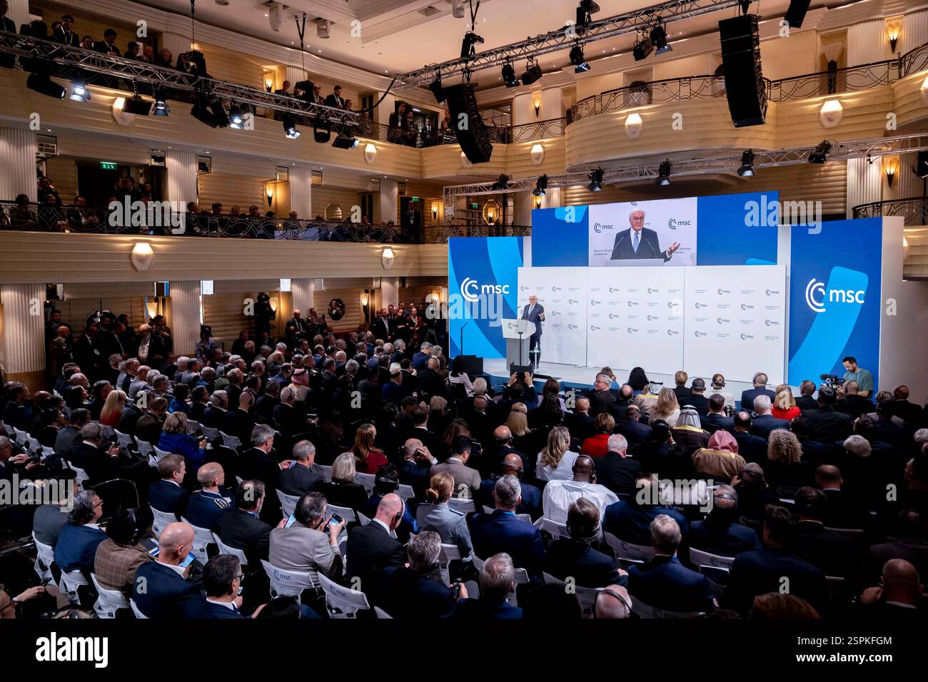 FRANK-WALTER STEINMEIER at the opening of the 61st Munich Security ...