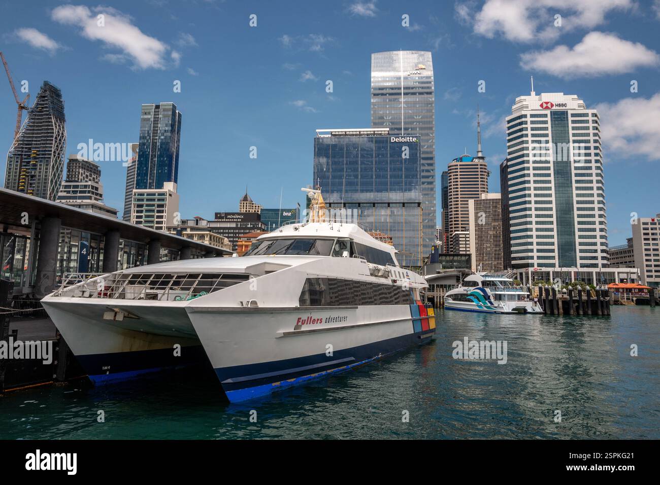 Auckland, January 14th 2025: The Business district, seen from the ...