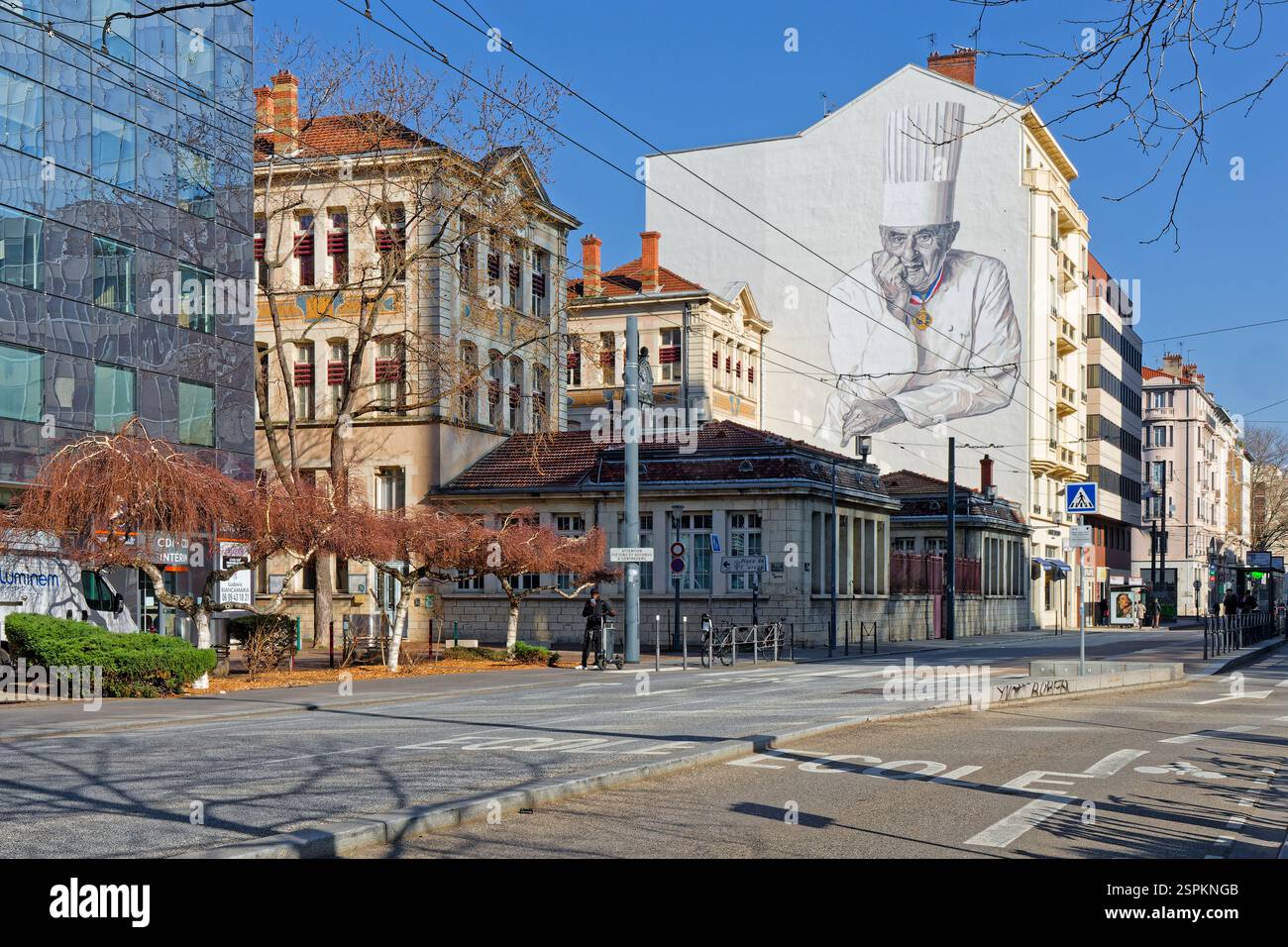 LYON, FRANCE, February 14, 2025 : A portrait of the famous chef Paul ...