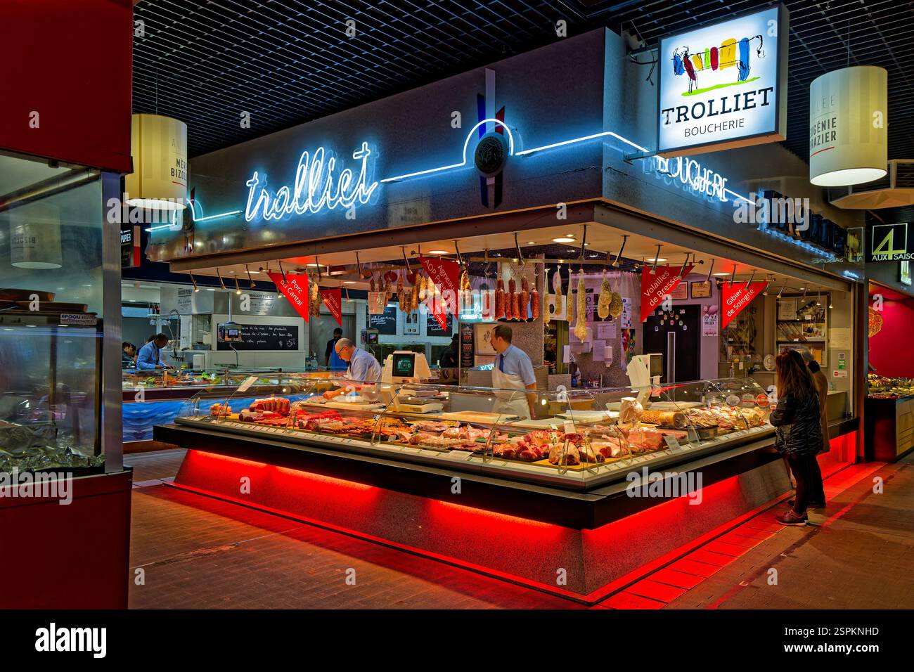 LYON, FRANCE, February 14, 2025 : Shops of famous traditional cuisine ...
