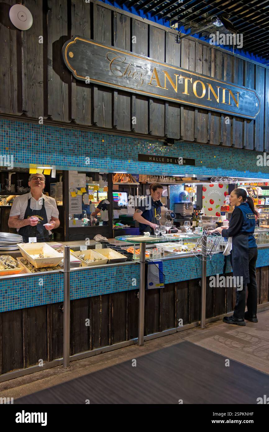 LYON, FRANCE, February 14, 2025 : Shops of famous traditional cuisine ...