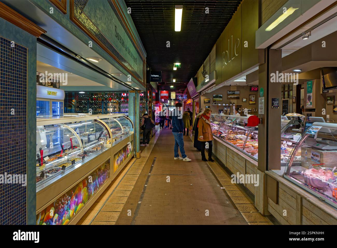 LYON, FRANCE, February 14, 2025 : Shops of famous traditional cuisine ...