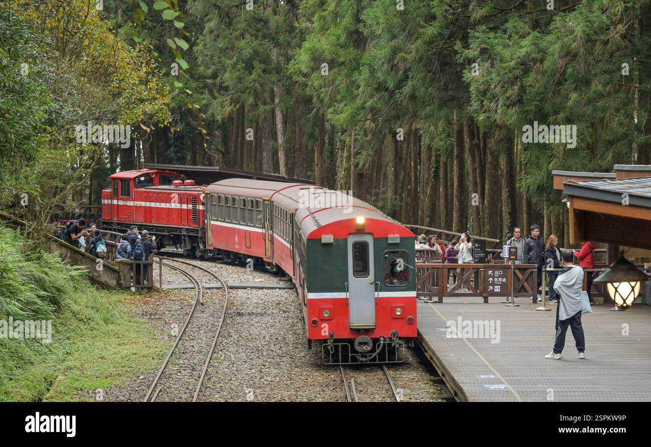 Alishan Forest Railway, Alishan, Taiwan Stock Photo - Alamy