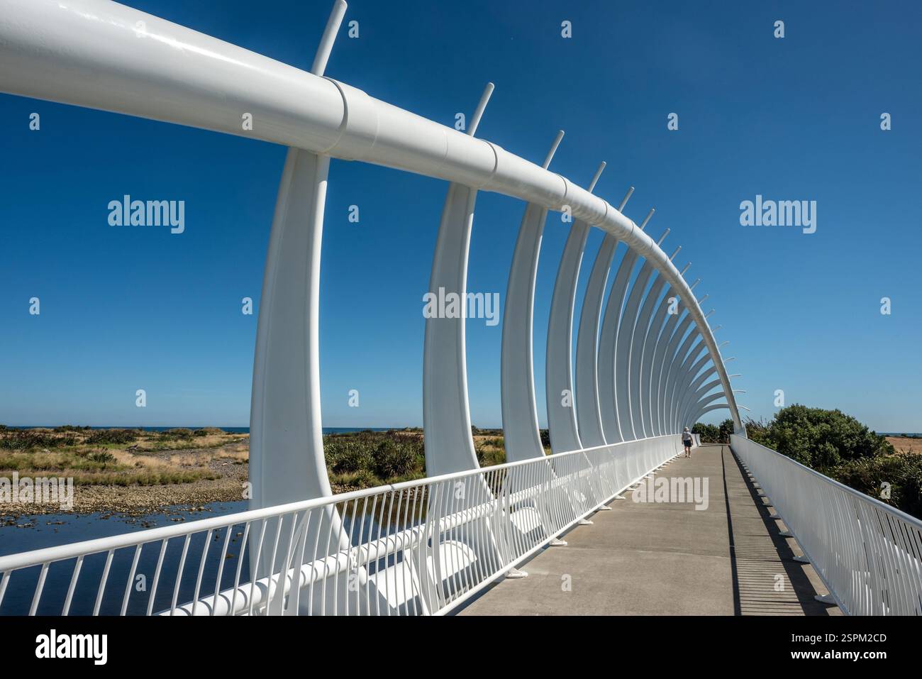 New Plymouth, January 21st 2025: Te Rewa Rewa Bridge Stock Photo - Alamy