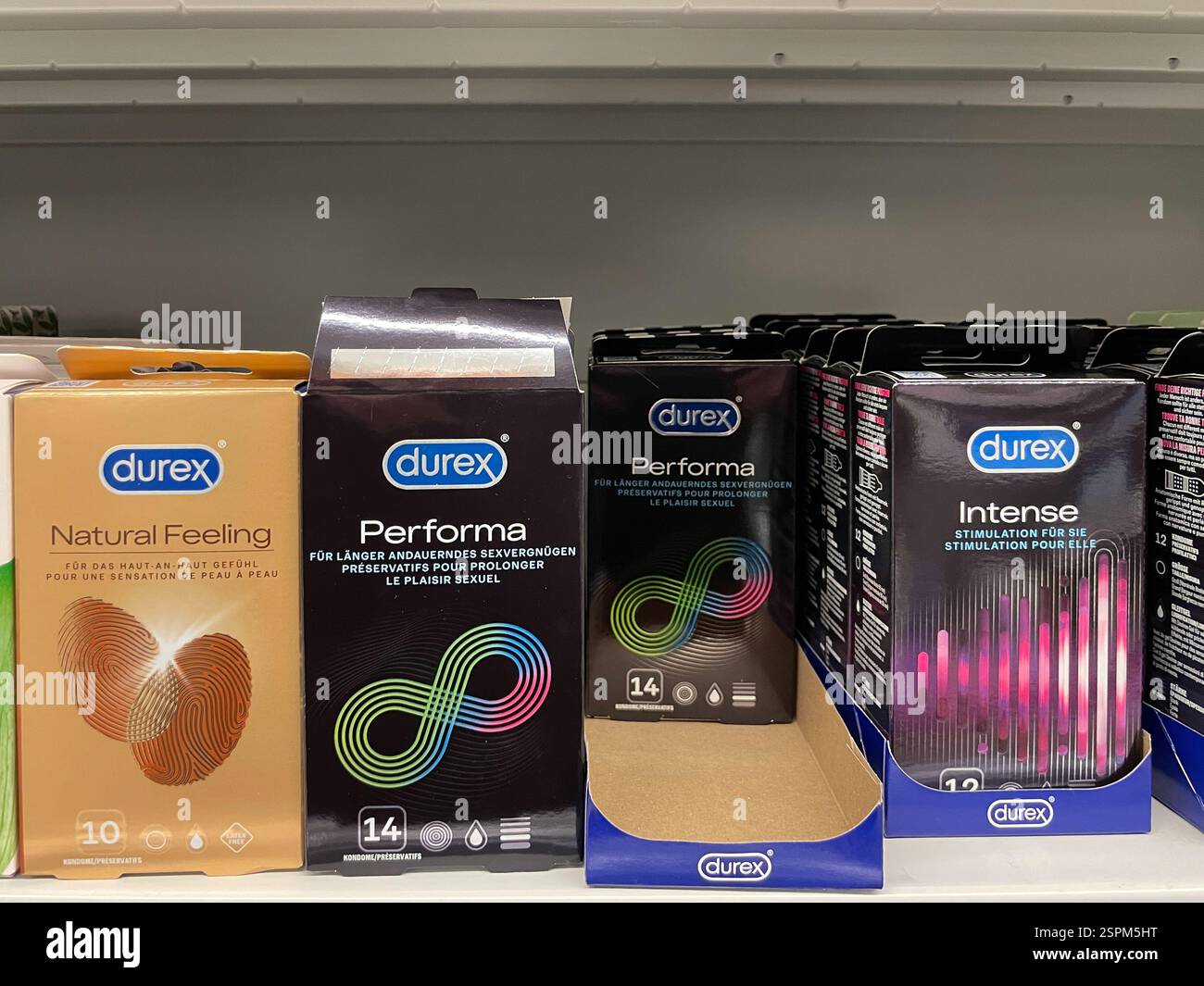 Box of condoms hi-res stock photography and images - Alamy