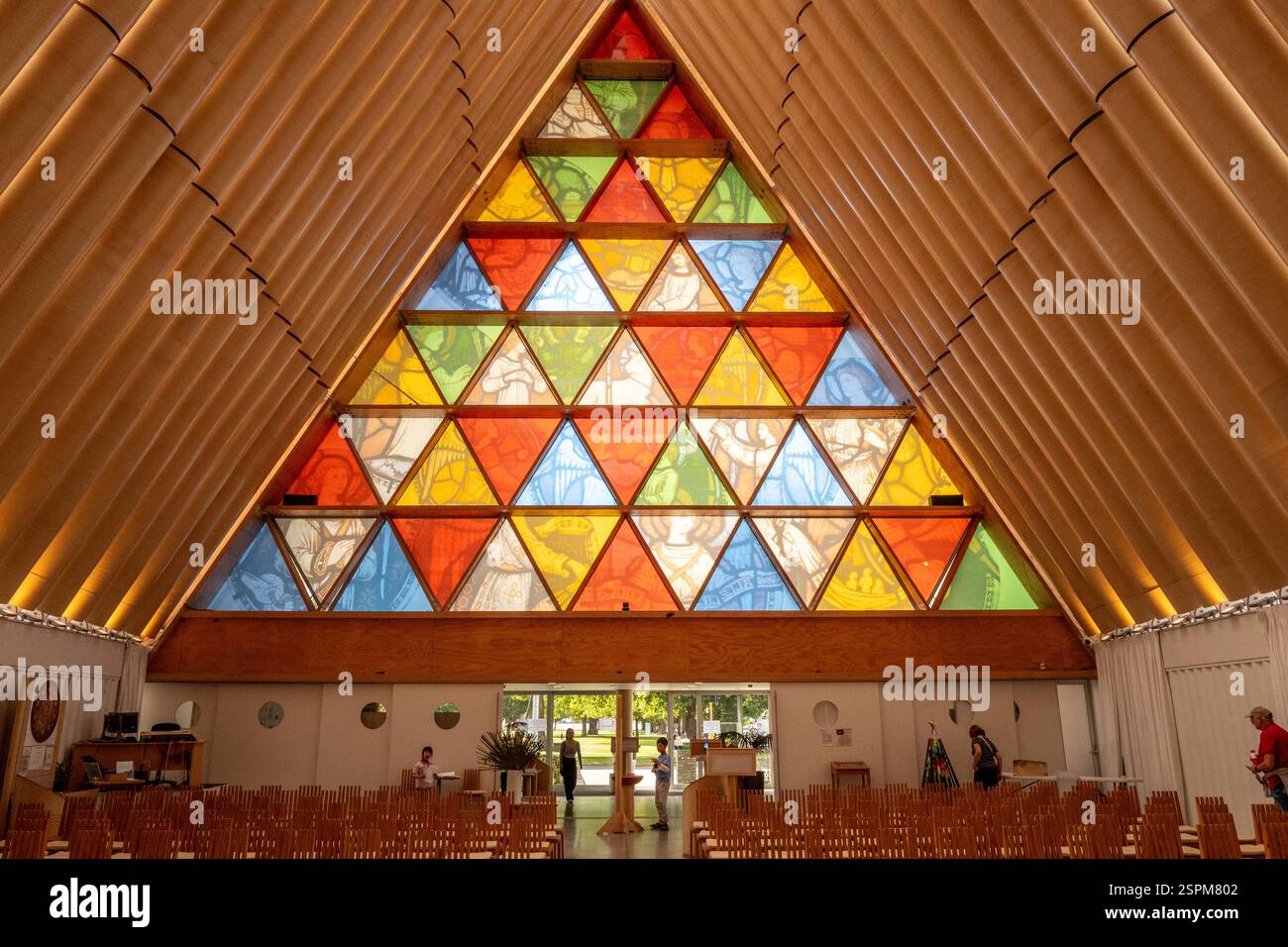 Christchurch, January 23rd 2025: The Cardboard Cathedral Stock Photo ...