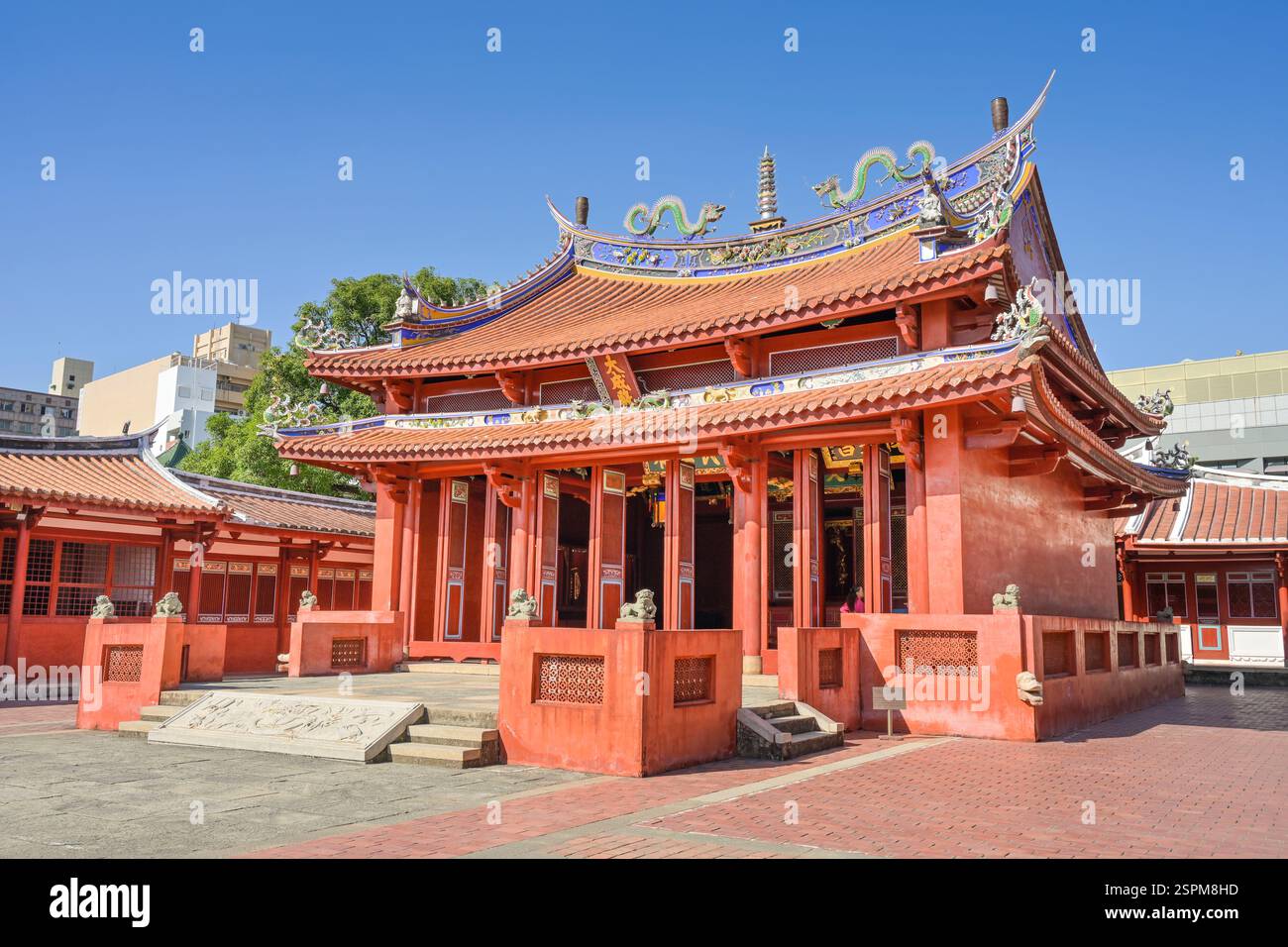 Confucius Temple Quan Tai Shou Xue, Nanmen Road, Tainan, Taiwan Stock ...
