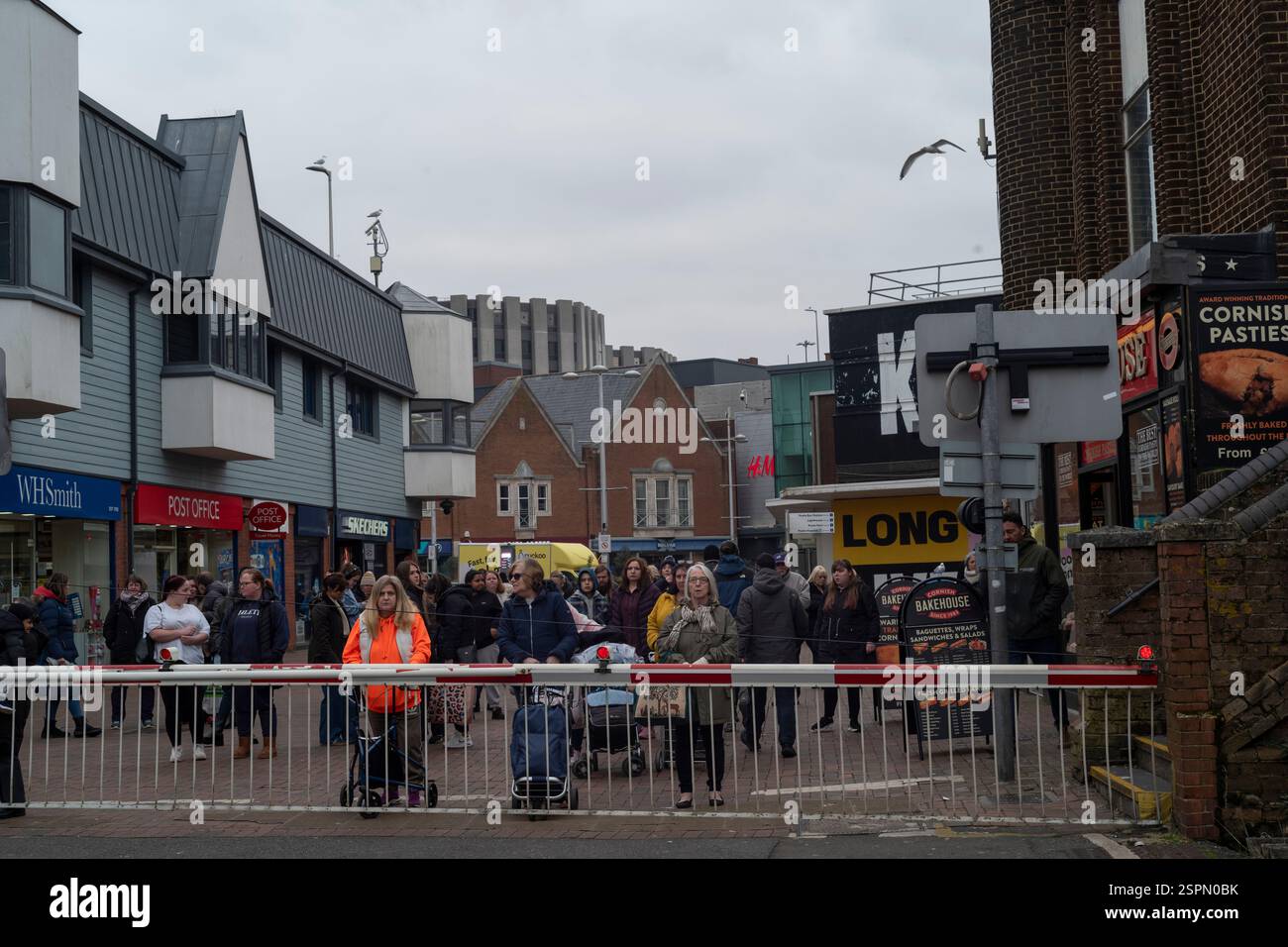 Poole high street in Dorset, as the high street suffers from shop ...