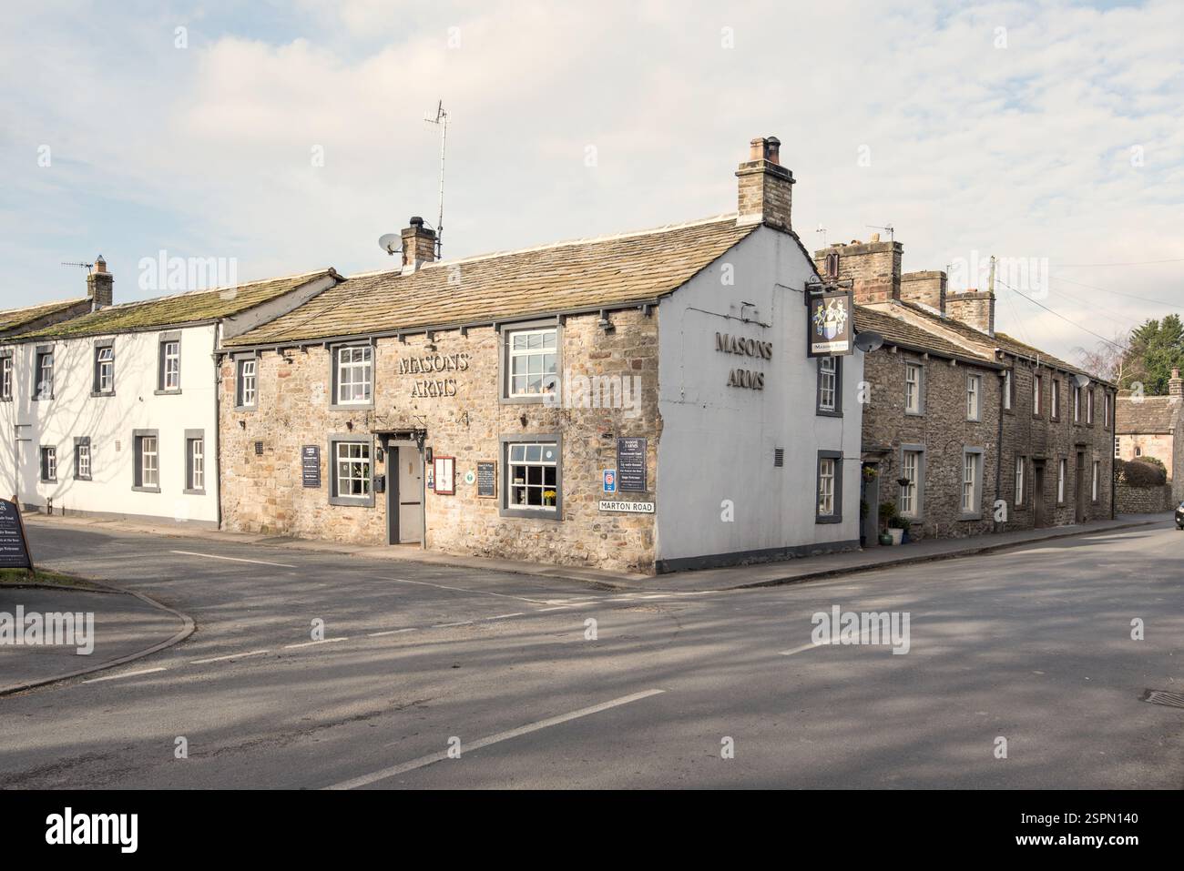 Image of the exterior of The Masons Arms in Gargrave, North Yorkshire ...