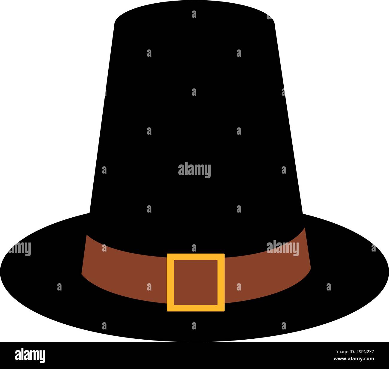 Pilgrim Hat Digital EPS Vector File | High-Quality Thanksgiving ...