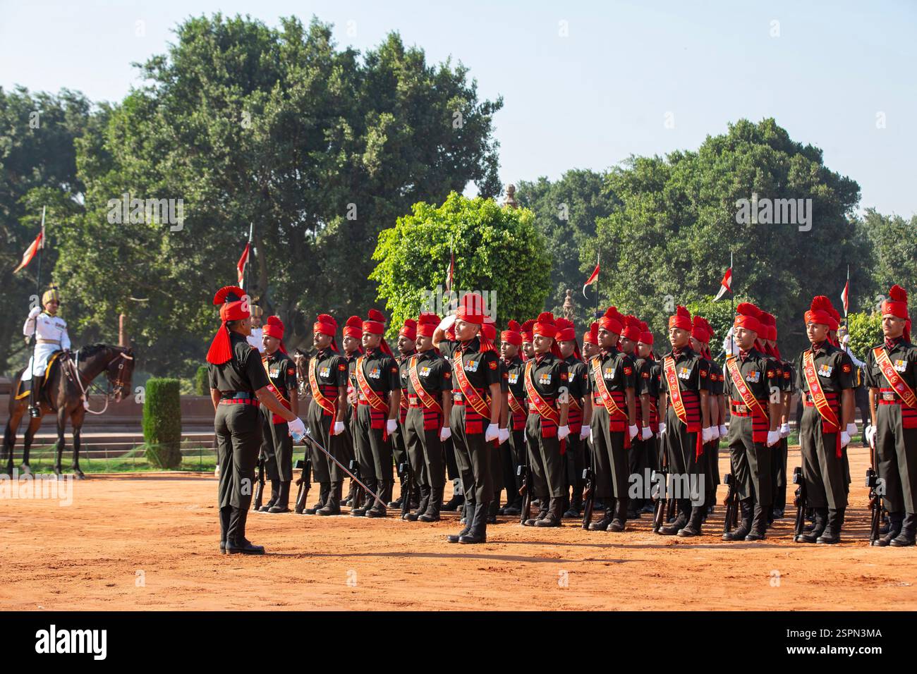 The Change of Guard ceremony at the Rashtrapati Bhawan, Presidential ...