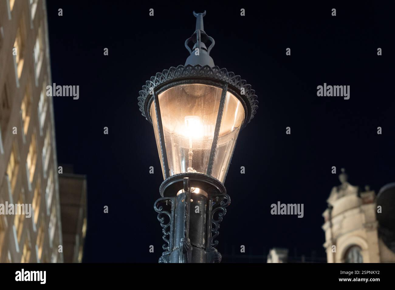 Sewer gas destructor lamp, Carter Lane, London Stock Photo - Alamy