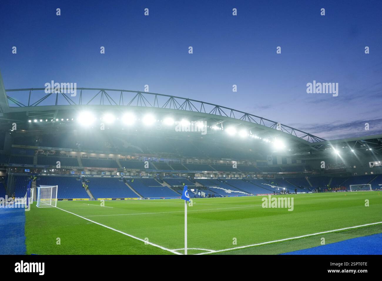 A general view inside the ground ahead of the Premier League match at ...