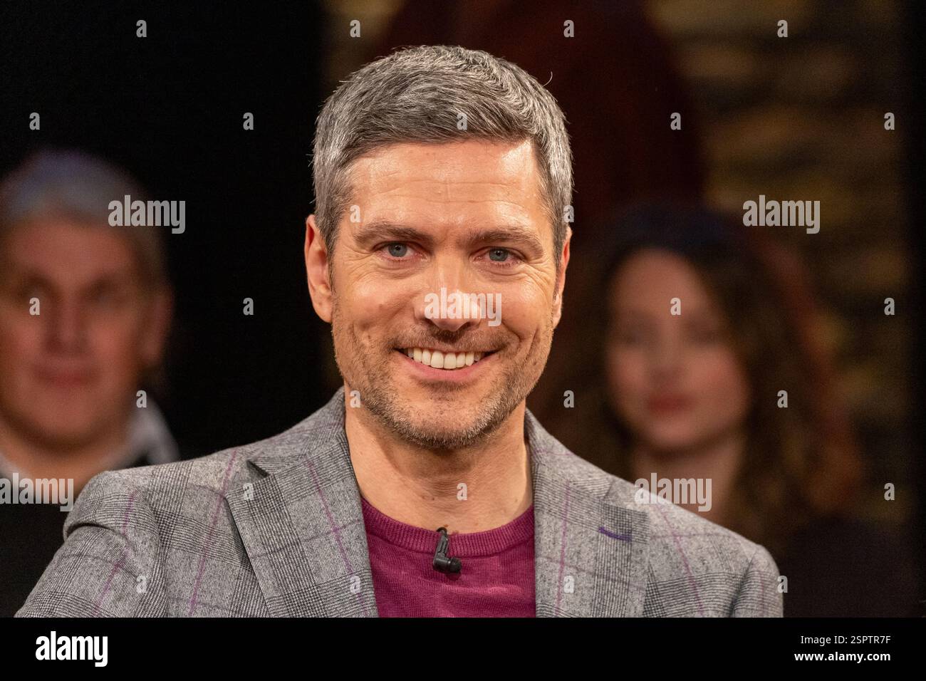 Bremen, Germany. 14th Feb, 2025. ARD presenter Ingo Zamperoni poses for ...