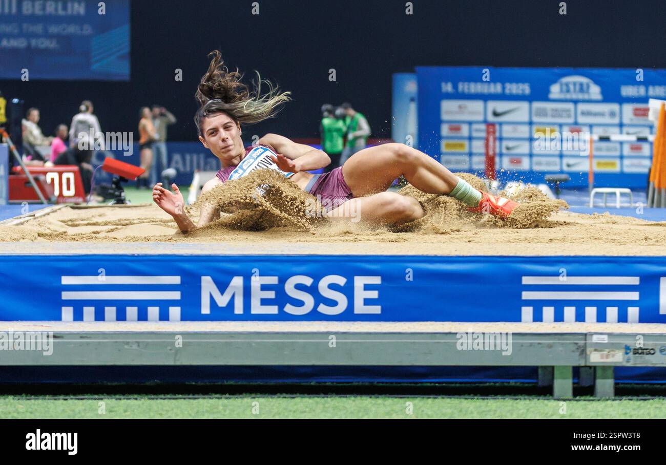 Berlin, Germany. 14th Feb, 2025. Athletics/indoor: Meeting, decision ...