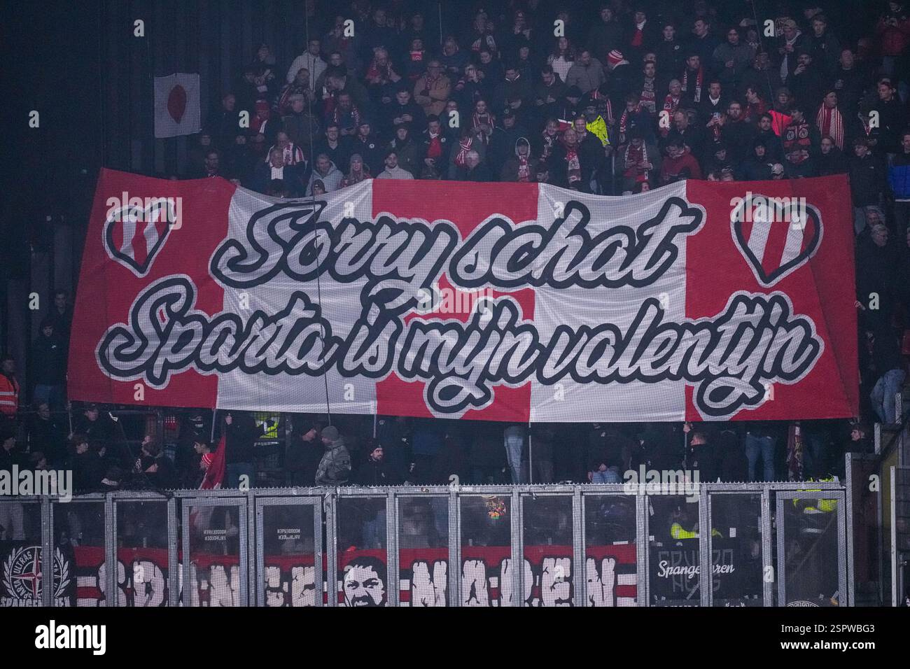 Deventer - Sparta Rotterdam supporters during the twenty-third ...