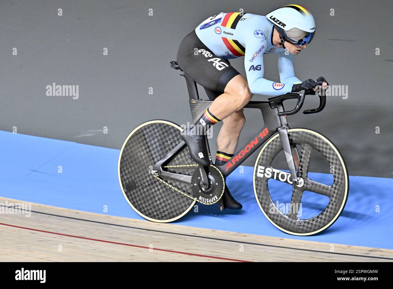 Heusden Zolder, Belgium. 14th Feb, 2025. Belgian Tuur Dens pictured in ...
