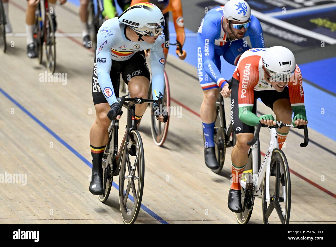 Heusden Zolder, Belgium. 14th Feb, 2025. Belgian Tuur Dens and ...
