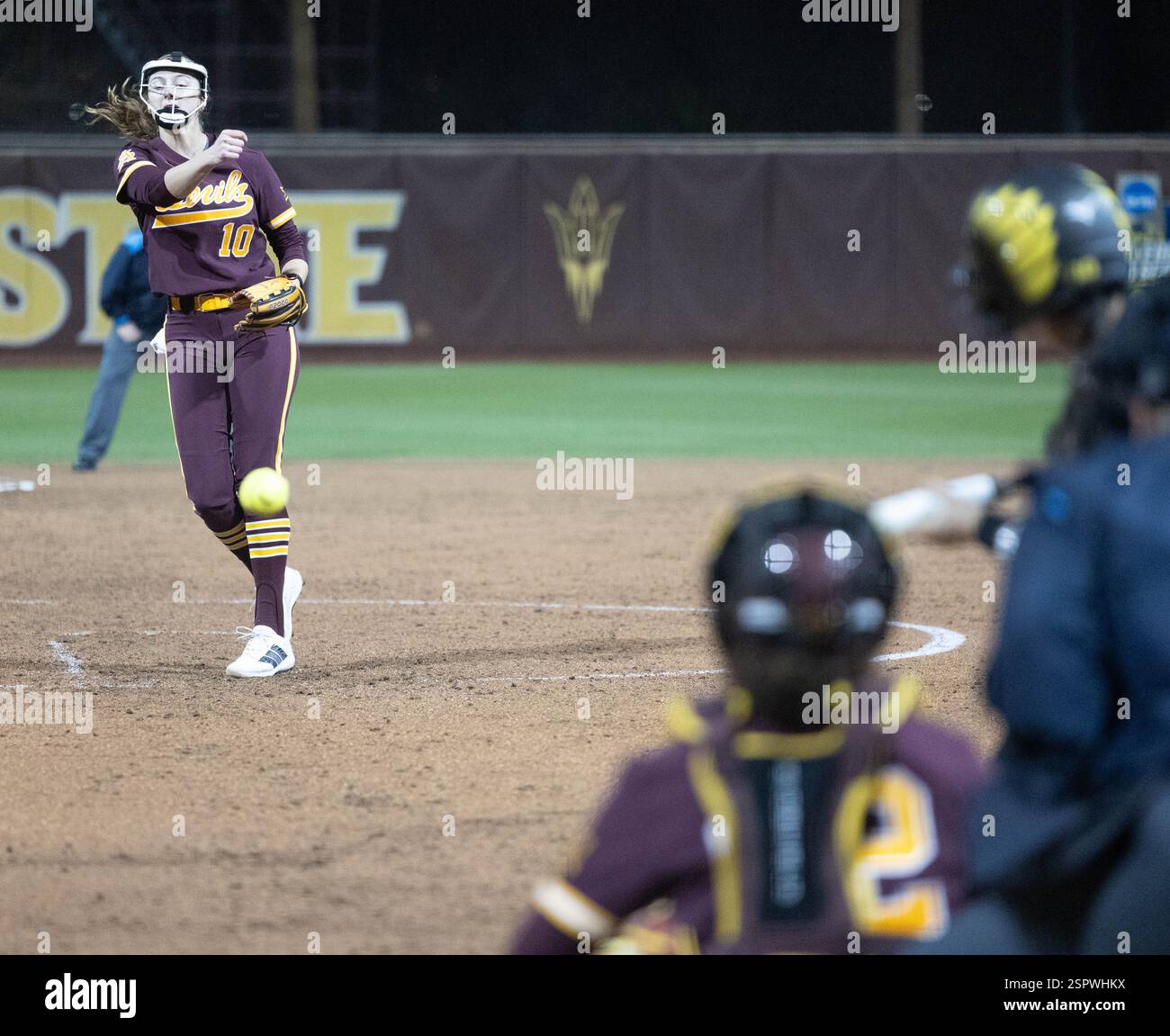 Tempe, Arizona, USA. 13th Feb, 2025. KENZIE BROWN Arizona State ...